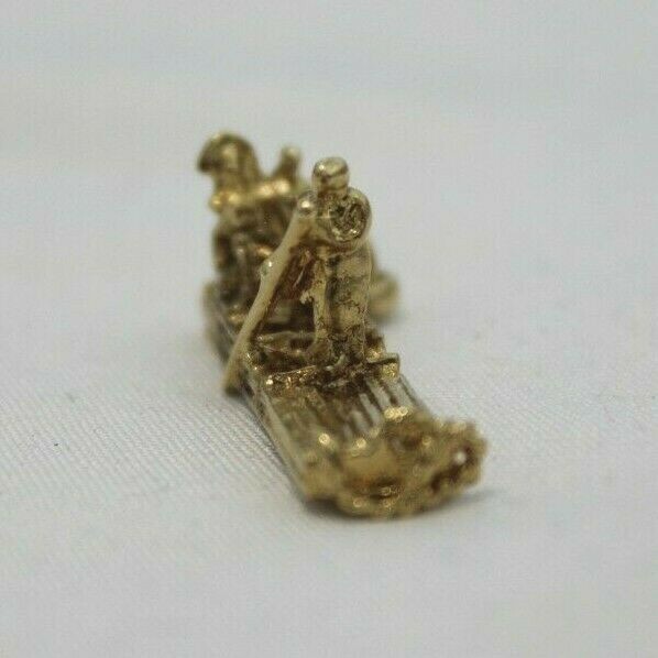 RARE! 14k YELLOW GOLD JAMAICA RAFT CHARM - Gem