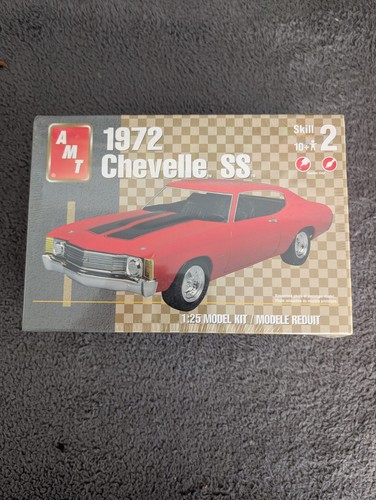 AMT 1972 Chevrolet Chevelle SS454 Red Alert 1/25 Scale MPC Car Body | eBay