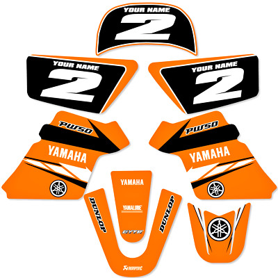 YAMAHA PW 50 PW50 GRAPHICS KIT DECALS DECO Fits Years 1990 - 2018 ...