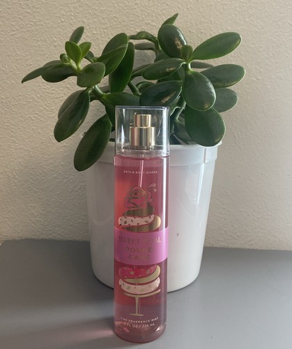 Bath & Body Works *SWEET PETAL POUND CAKE* Fragrance Body Mist 8 Oz-New ...