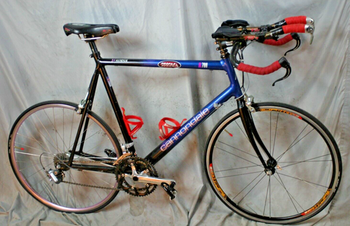 1998 Cannondale R700 Racing Road Bike 58cm Large Aero-Bar Shimano USA ...