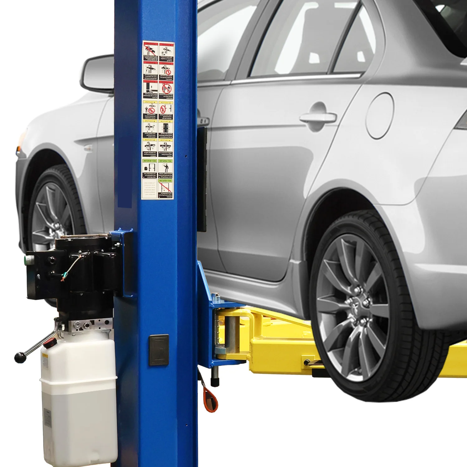 TCE 10,000 LBs 2 Post Car Lift Overhead Clear Floor Plate 110V 60Hz 3 ...