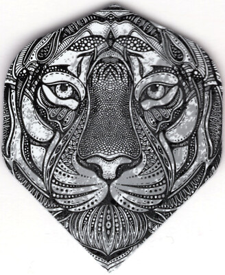 Black And White TIGER Dart Flights: 3 per set | eBay