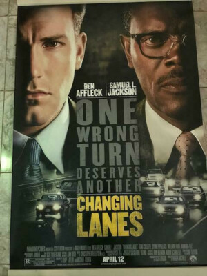 Changing Lanes Original SS Movie Poster 27x40 D/S | eBay