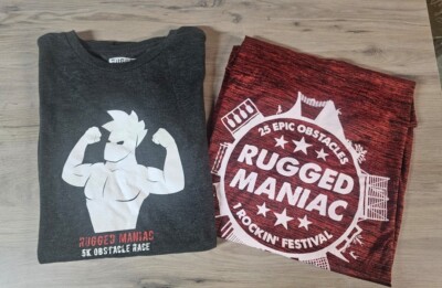 Rugged Manic Race Bundle (2 T Shirts) | eBay