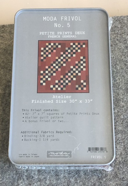 Moda Frivol No 5 Quilt Top Kit Atelier Petite Prints Deux French ...