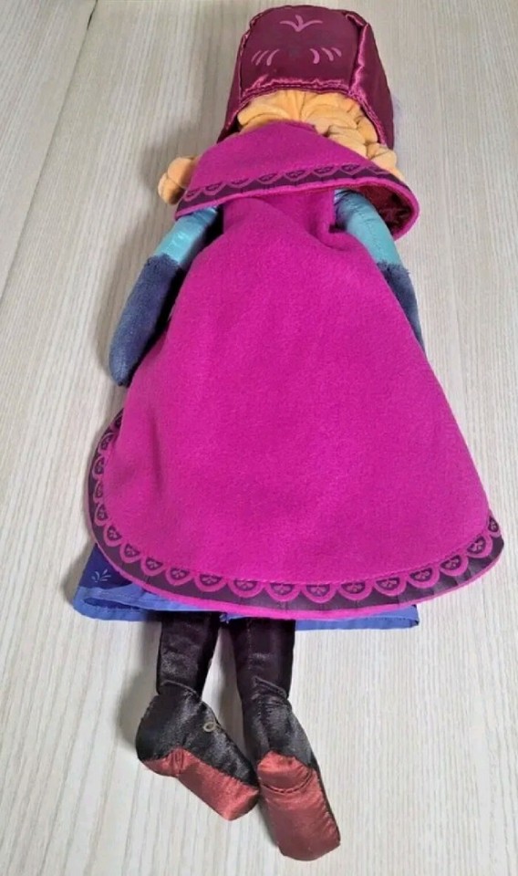 Disney Store Frozen Anna Plush Doll Soft Doll 20” Stuffed Toy Princess ...