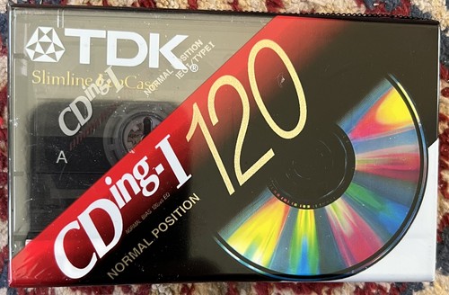 TDK 120 Minute CDing-1 Blank Audio Cassette Tape Factory Sealed ...