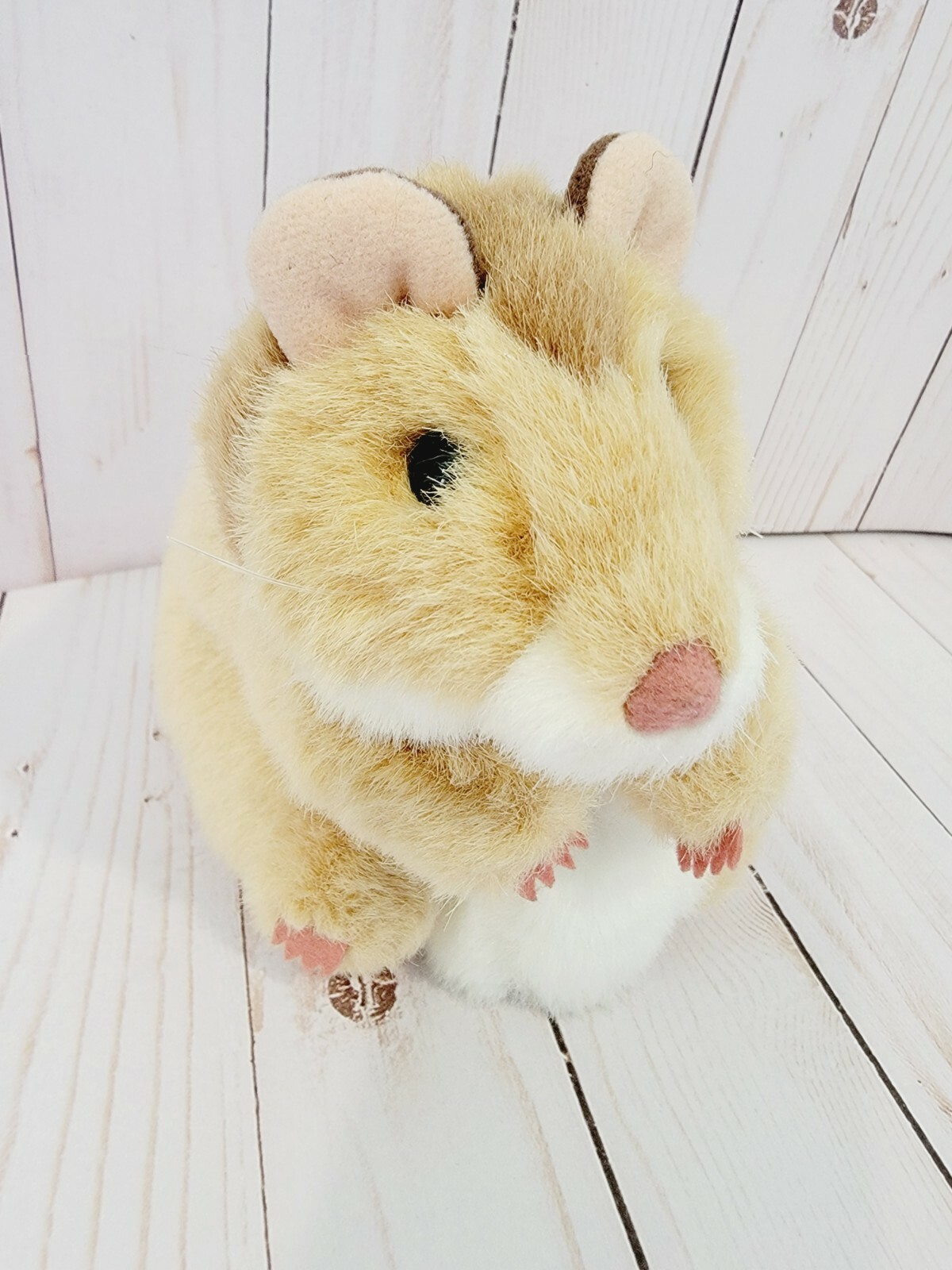 Folkmanis Hamster Plush Hand Puppet Hamster Light Tan Soft Animal Toy ...