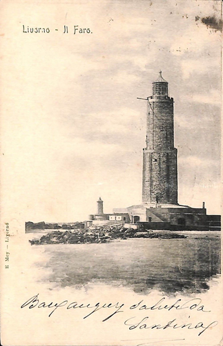 ac7056 - VINTAGE POSTCARD - Livorno City - Il Faro 1902 | eBay
