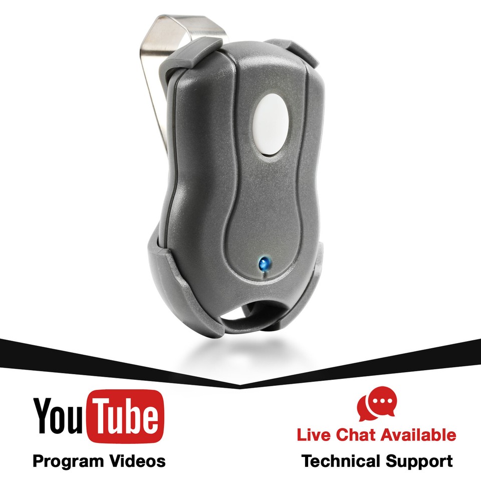 2 Replacement for Genie Garage Door Opener Remote Intellicode GICT390 ...