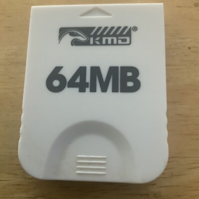 64 MB (1019 Blocks) Memory Card for GameCube KMD White Working | eBay