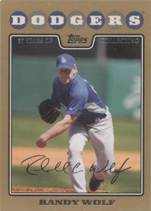 2008 Topps - Randy Wolf #9 Gold Border /2008 for sale online | eBay