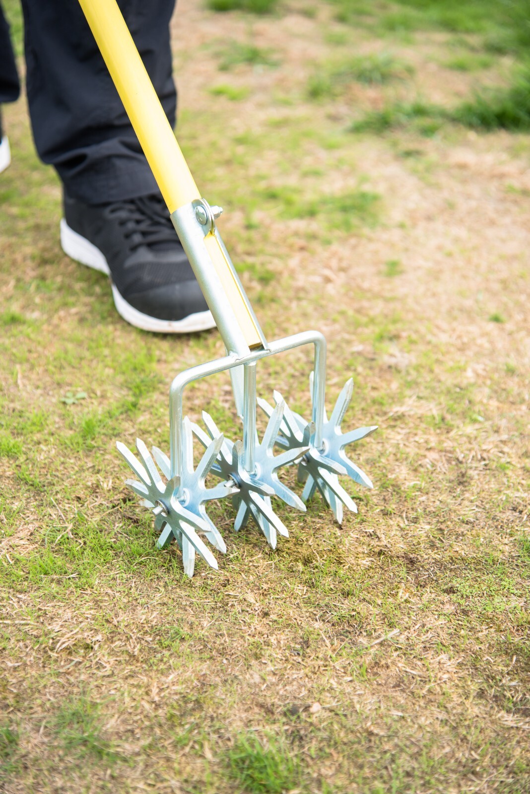 BMS manual rotary cultivator, soil miller, garden tiller, overseeding ...