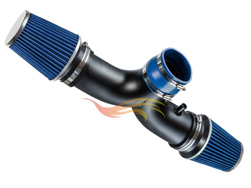 BLUE For 1999-2004 JEEP Grand Cherokee 4.7L V8 Dual Twin Air Intake | eBay