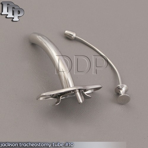 chevaliar jackson tracheostomy tube #10 Tracheotomy Metal ENT surgical ...