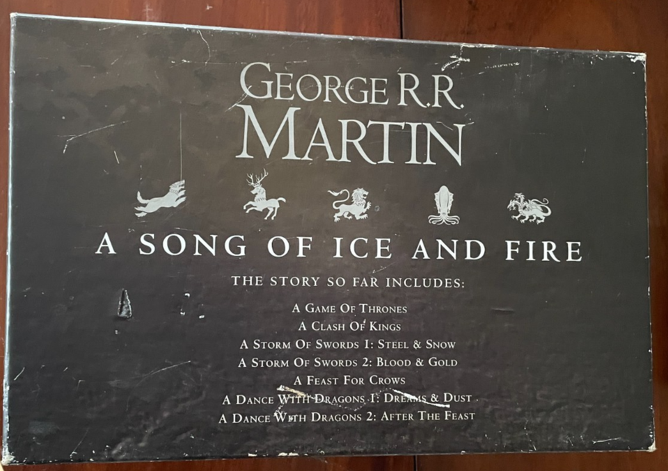 George R. R. Martin A Song Of Ice and Fire 7 Books Box Set ---A Game of ...