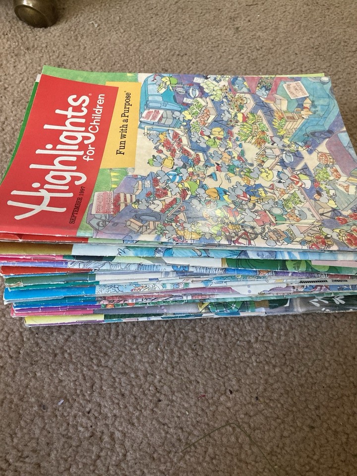 25 Vintage HIGHLIGHTS Magazine for Children LOT Of 25 From 97-99 Great ...