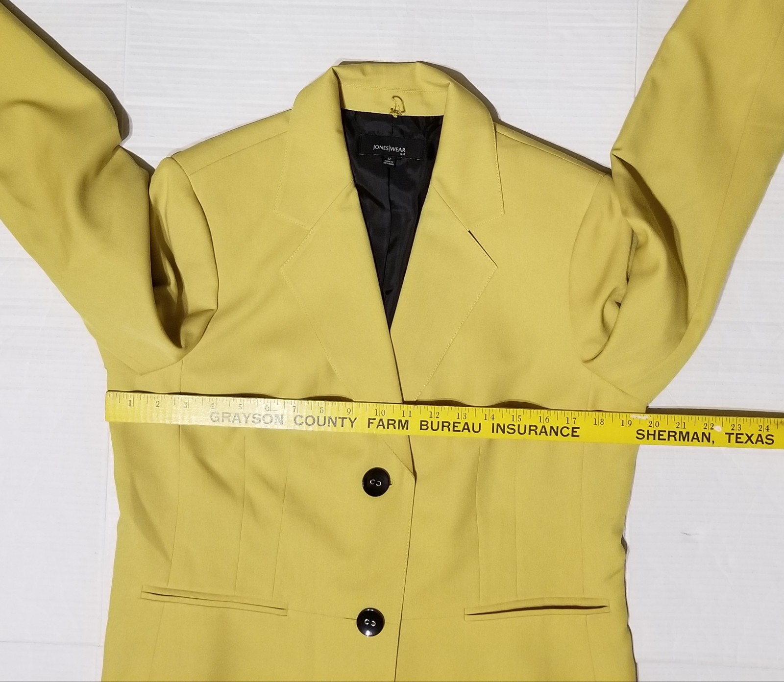 Jones Wear/ Worthington 2-Piece Size 12 Jacket Skirt Suit Set Dark ...