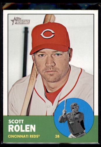 2012 Topps Heritage Scott Rolen #203 Cincinnati Reds | eBay