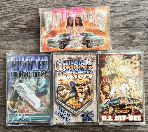 Lot Of Old School Rap Mixtapes Cassettes Rare Collectibles Set Of 4 ...