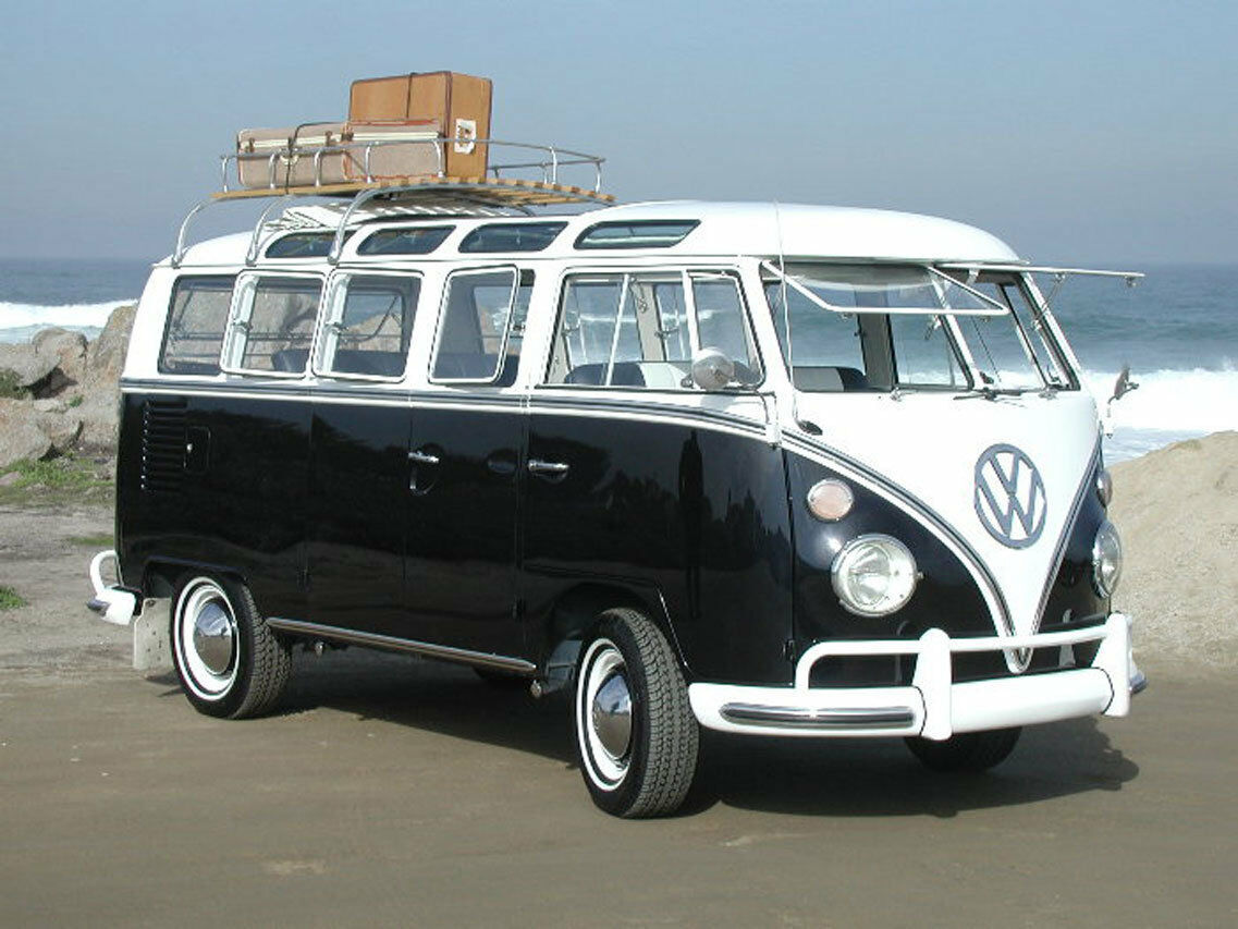 VW TYPE 2 BUS DELUXE MICROBUS BODY MOLDING PLASTIC FILLER INSERT BLACK ...