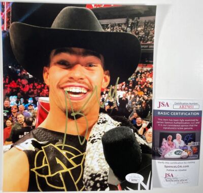 WWE NXT Austin Theory Signed 8x10 Photo I Autograph WrestleMania JSA ...