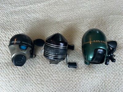 Zebco 66, Adventure, and Ready Tackle Spin Cast Reel Lot of 3 | eBay