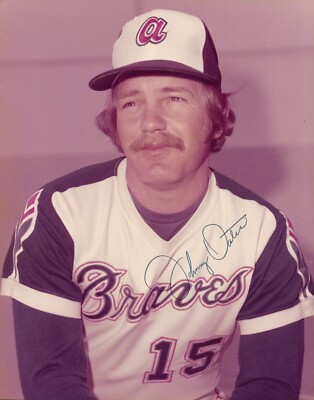 Johnny Oates ATLANTA BRAVES SIGNED 8 x 10 AUTOGRAPH SNAPSHOT PHOTO AUTO ...