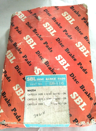 SBL SP116 - DB414 DISC BRAKE PADS - Suit MAZDA | eBay Australia