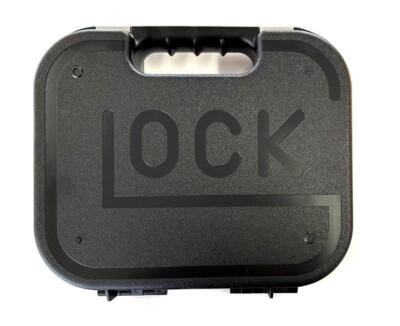GLOCK PLASTIC PISTOL CASE BOX BLACK | eBay UK