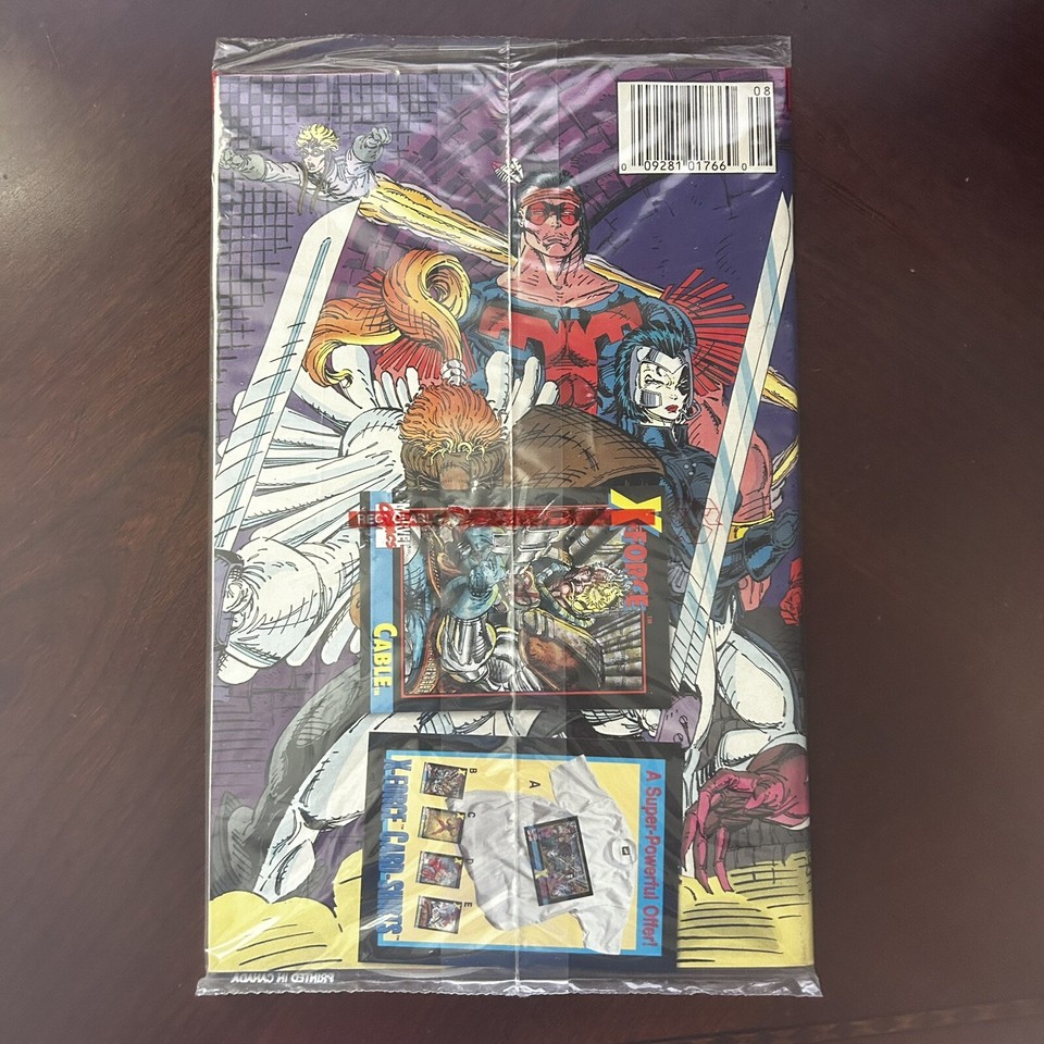 X-FORCE No. 1 Aug. 1991 Marvel Comics Polybagged w/trading card NM | eBay