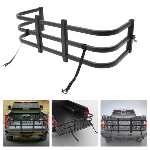 132-163 cm Retractable Truck Bed Extender 180° Flip Universal Truck Bed ...