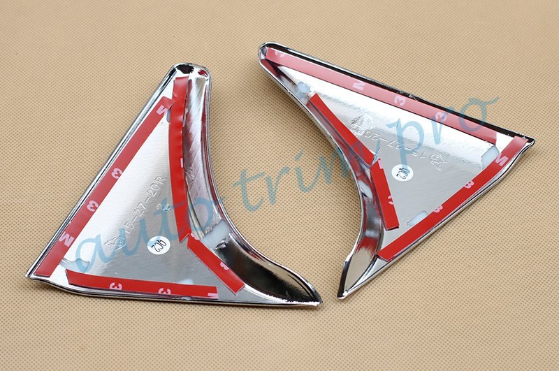 Chrome Rear Window Triangle Cover Trim Frame For Qashqai J11 Rogue ...