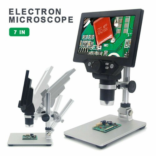 w/Battery MUSTOOL G1200 12MP 7'' HD Digital Microscope 1-2000X Zoom ...