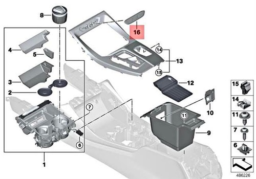 Genuine BMW X3 M X4 G01 G02 X3 M40dX TX91 Trim For Inscription ...