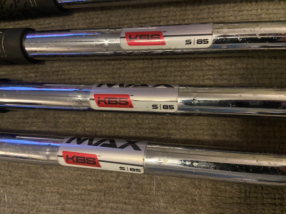 TaylorMade M6 Iron Set 4-PW AW Stiff Flex KBS Irons | eBay