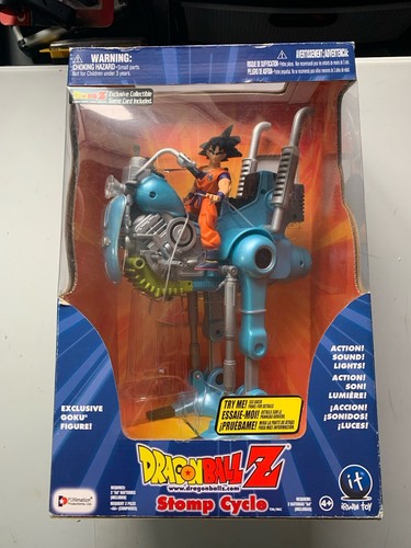 Dragon Ball Z STOMP CYCLE w/ GOKU figure NEW DBZ Irwin Toy Funimation ...
