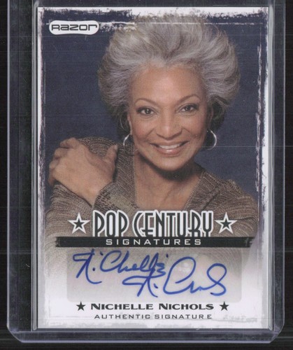 2010 Razor Pop Century #AU-NN1 Michelle Nichols Auto | eBay