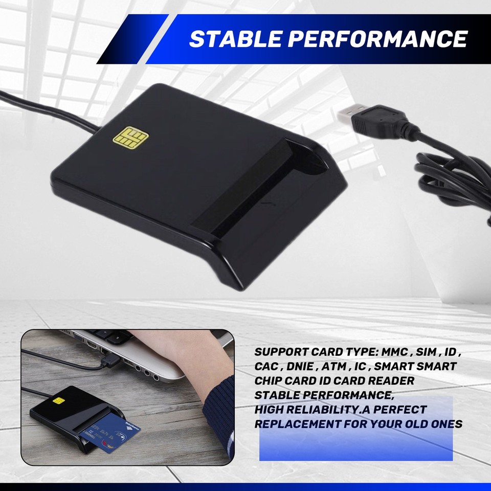 USB Card Reader for Bank Card IC/ID EMV Card Reader High Quality for 7 ...
