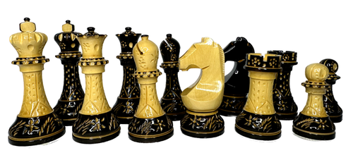 World Championship Chess Pieces Set 3.75" Official FIDE Approved type ...