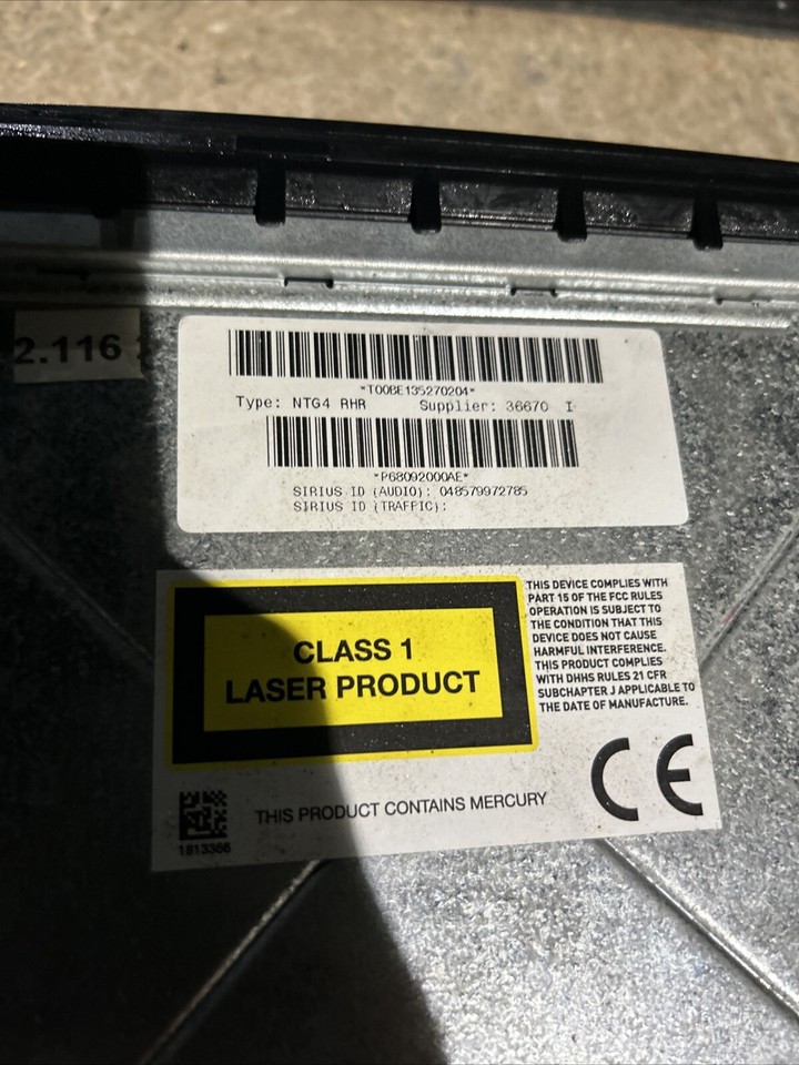 2012 Dodge Ram Navigation MyGig RHR Radio Player CD DVD MP3 SAT ...