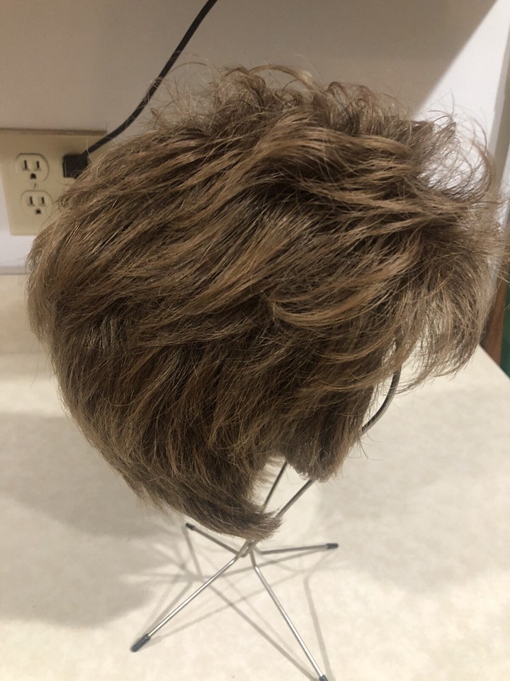 Noriko Collection By Aderans Women's Wig Number 1606 Marble Brown Short ...