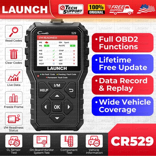 LAUNCH CR529 OBD2 Scanner OBD Code Reader Car Check Engine Fault Diagnostic Tool 655421699120| eBay