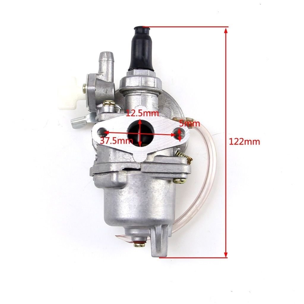 Mini ATV 13mm Carburetor For 2 Stroke engine 47cc 49cc 50cc Pocket Bike ...