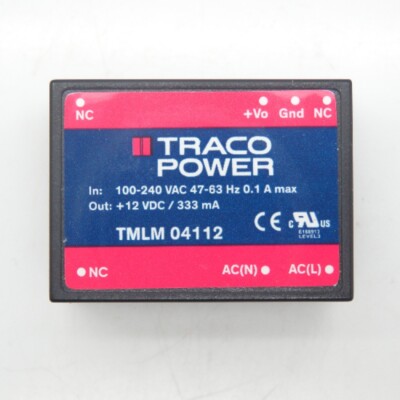 Traco Power TMLM Series 4W AC/DC Power Module TMLM 04112 | eBay