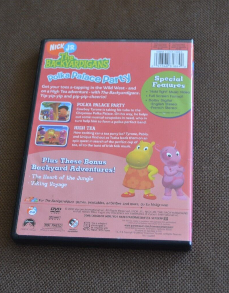 The Backyardigans Polka Palace Party Dvd