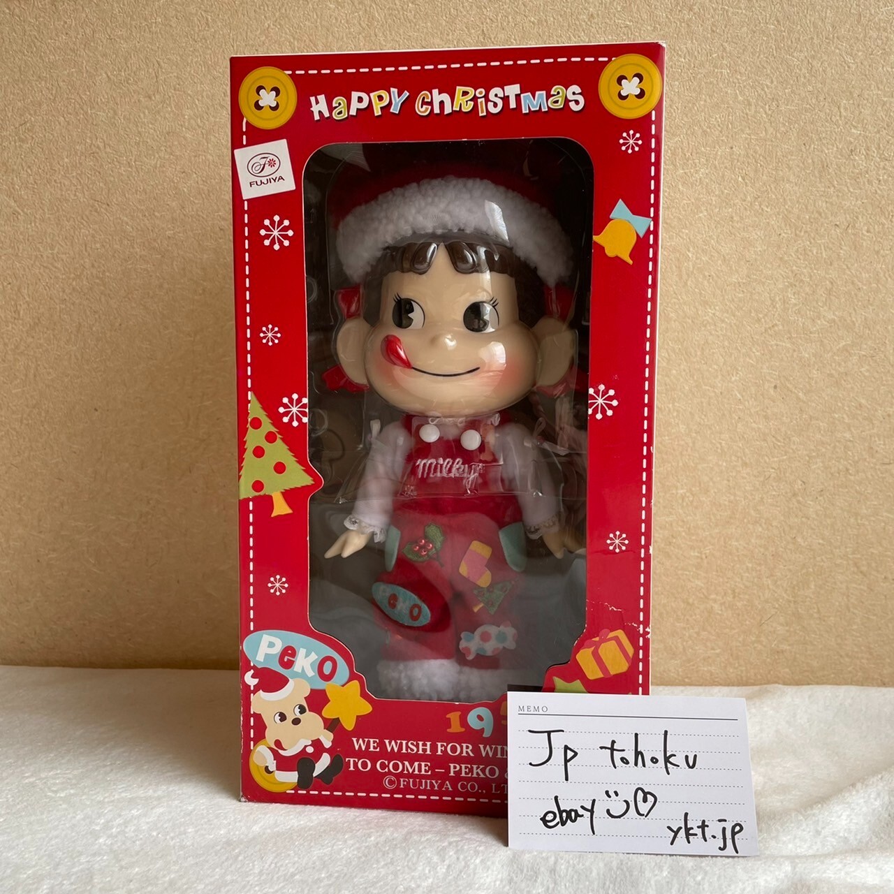 FUJIYA PEKO CHAN PECO Figure Christmas 2009 with Box Japanese Doll ...