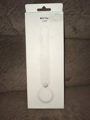 Apple Leather Loop Air Tag - White | eBay