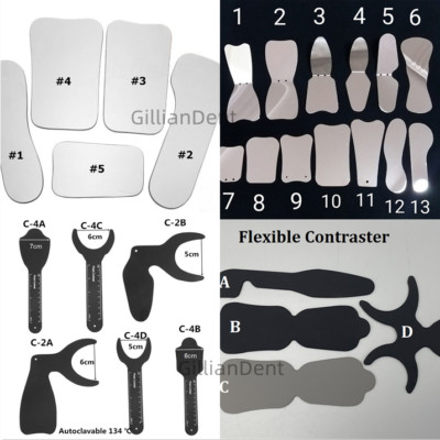 1*Dental Photo Contraster Background Orthodontic Photo Mouth Mirror ...